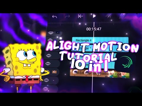 10 in 1 Alight Motion Tutorial - YouTube