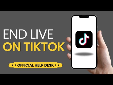 How to End Live On Tiktok