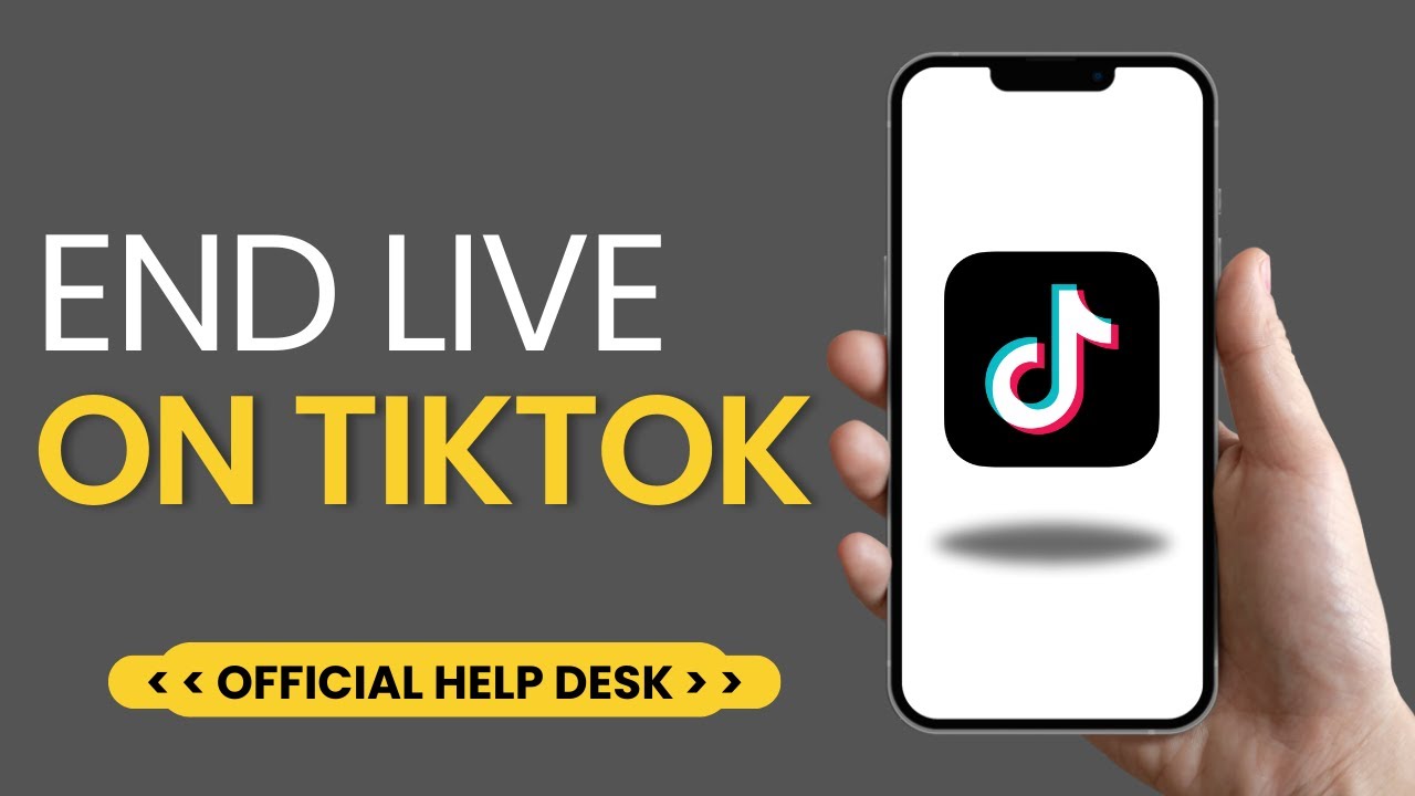 How to End Live On Tiktok - YouTube