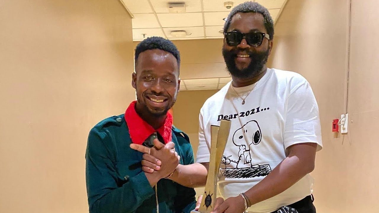 Watch Sjava's reaction after winning the KZN Entertainment Award - YouTube