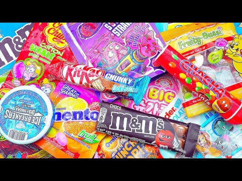 Yummy Rainbow Candy With Colorful Lollipop and Sweet Unboxing l ...