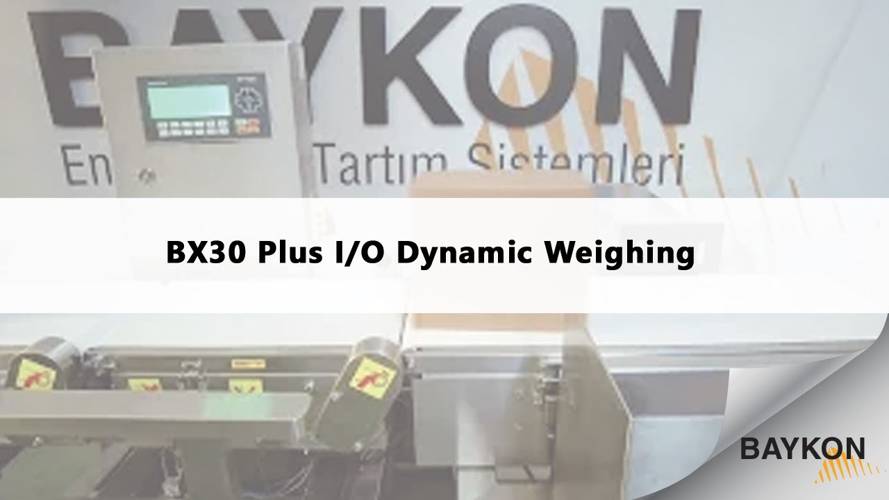 Baykon | BX30 Plus I/O Dynamic Weighing - YouTube