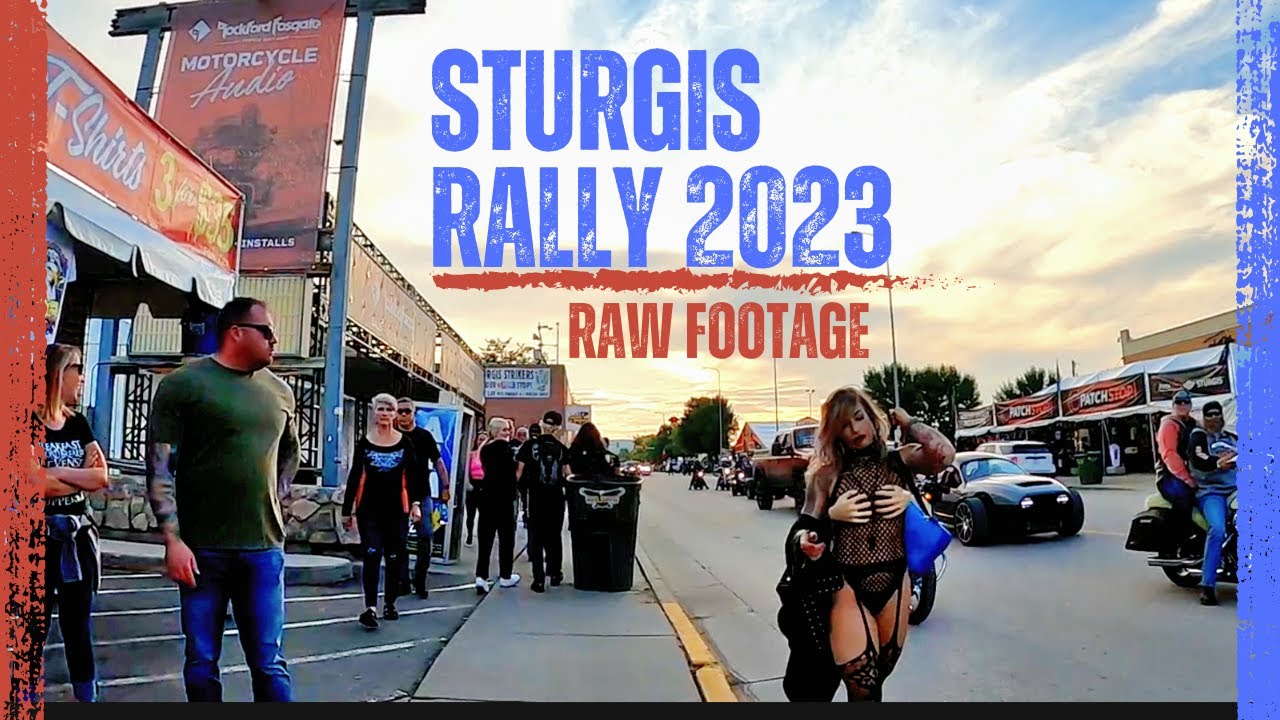 Sturgis 2023 RAW Street WALKER First Person FOOTAGE Part 1 - YouTube