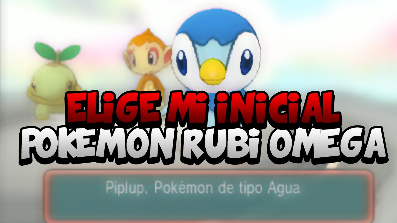 COMO CONSEGUIR INICIALES DE SINNOH | POKÉMON RUBÍ OMEGA - YouTube