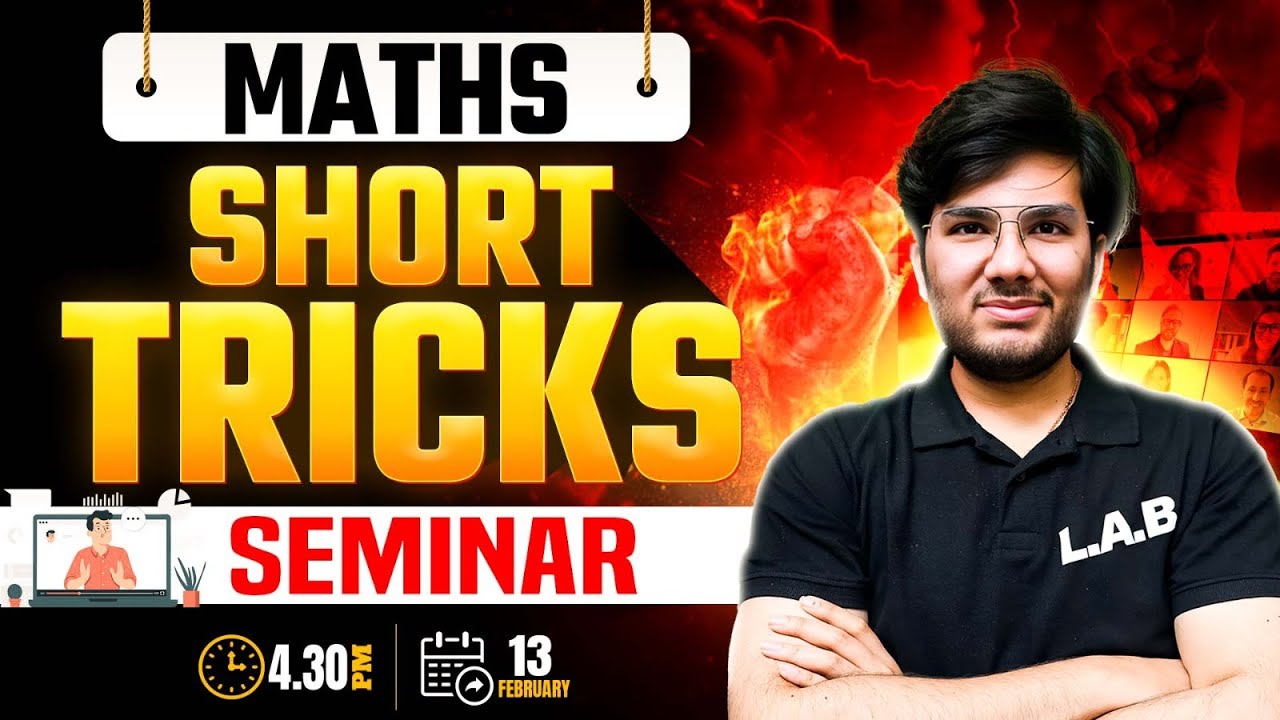Maths Short Tricks for Competitive Exams | Must Watch | Maths by ...