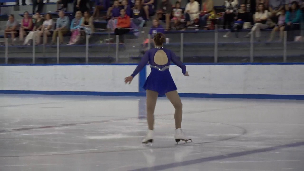 Adult Figure Skater - Camel spin etc - My first competition!! - YouTube