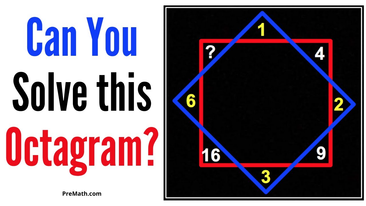 Can You Solve this Octagram Puzzle? - YouTube
