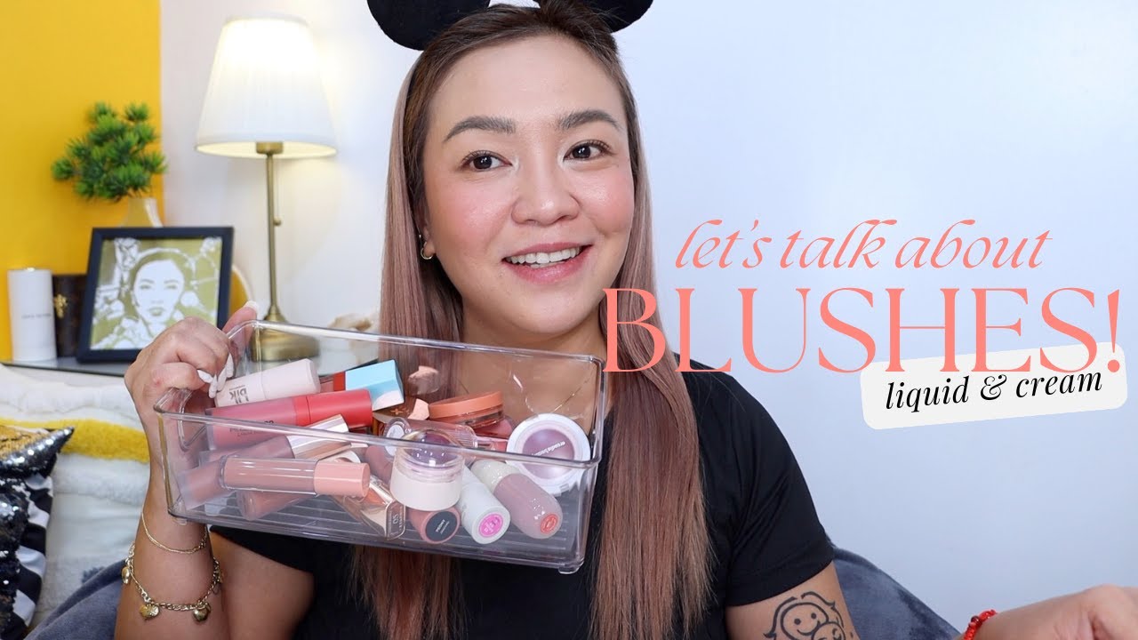 RATING ALL MY LIQUID AND CREAM BLUSHES!! - YouTube