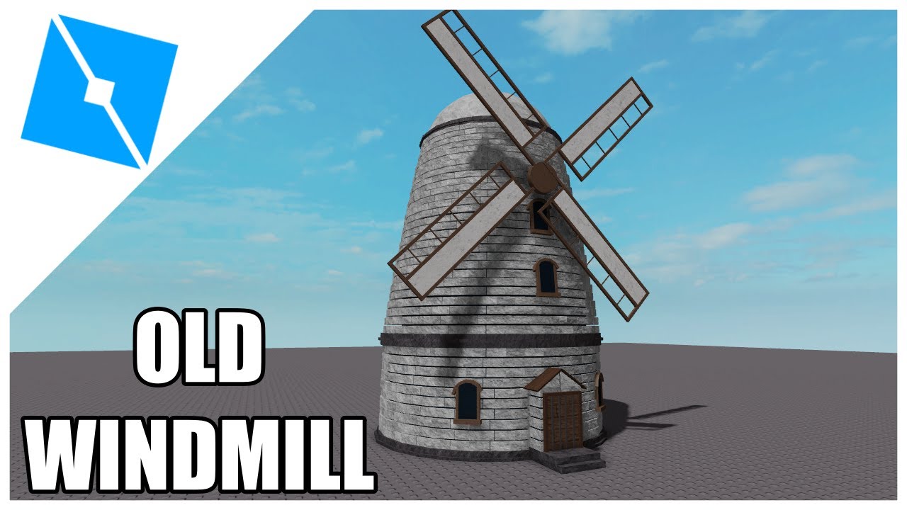 Roblox studio \|\ Old windmill ||| Speed Build - YouTube