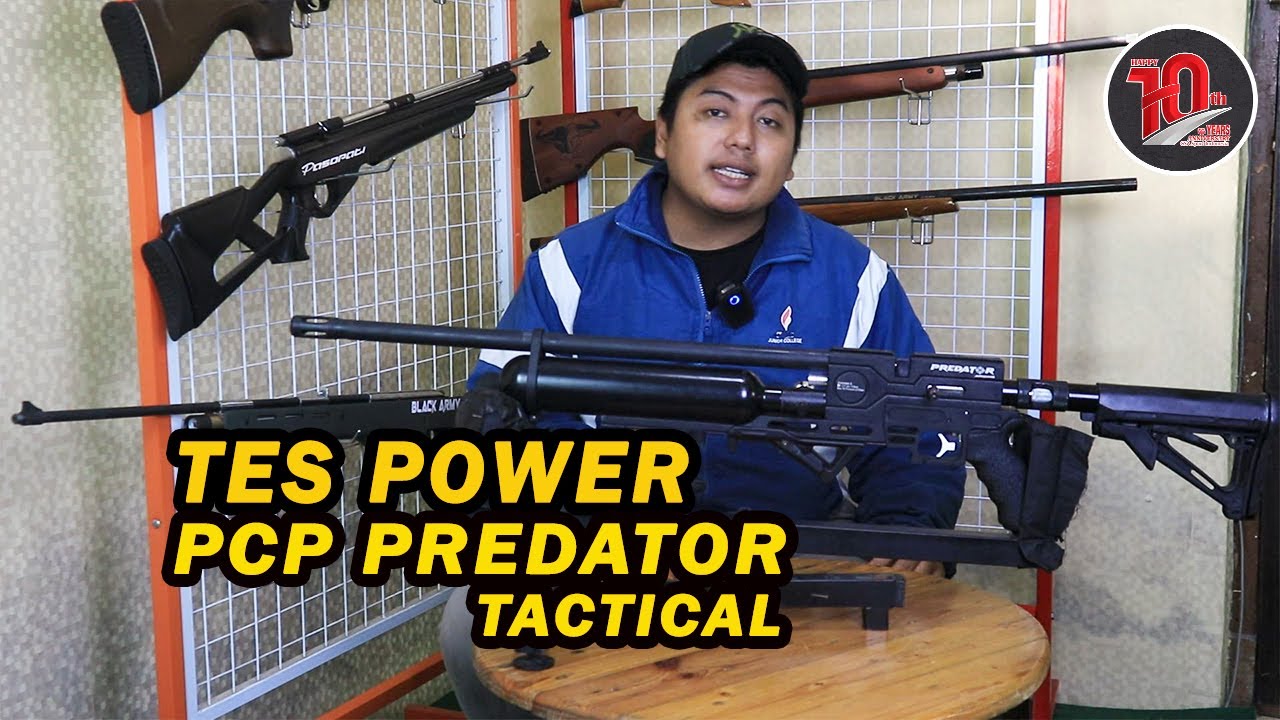 TES POWER SENAPAN ANGIN PCP PREDATOR TACTICAL - YouTube