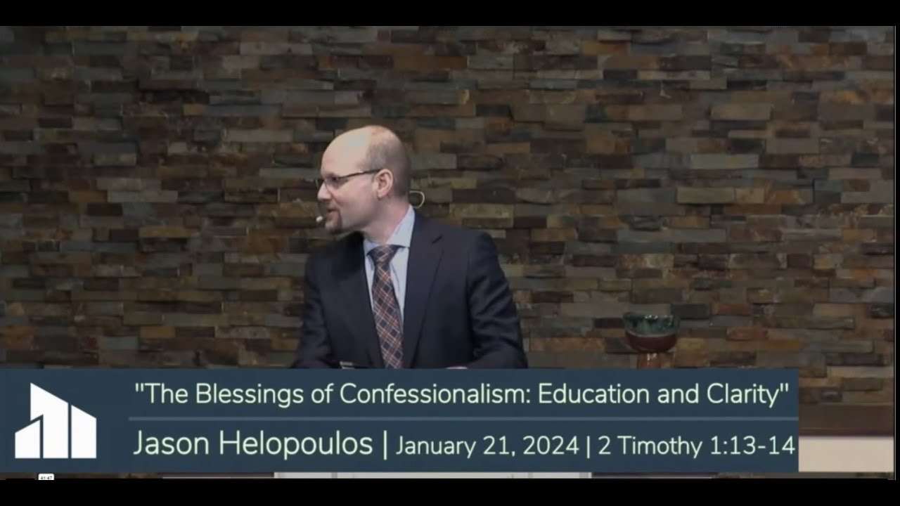 Jason Helopoulos | The Blessings of Confessionalism: Education and ...