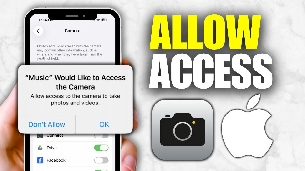 How To Fix Allow Access To Camera Missing On iPhone Apps - YouTube