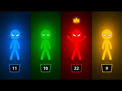 Stickman BEST MINIGAMES Tournament | Stickman Party 1 2 3 4 Player 2026 Insane 