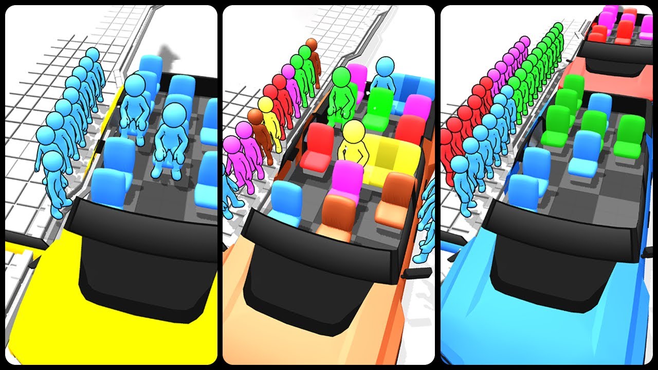 Seat Sort - Seat Away Puzzle Gameplay Android Mobile - YouTube