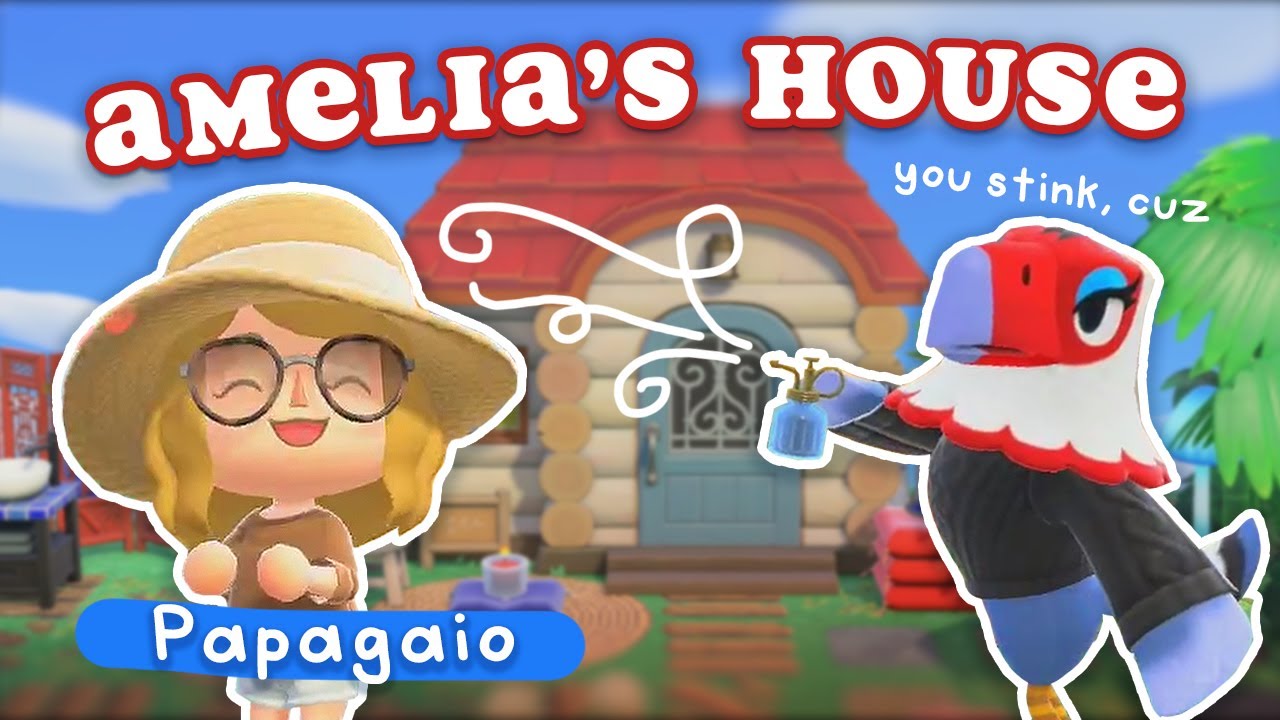 Amelia's GLAM Jungle Home - Animal Crossing New Horizons - YouTube