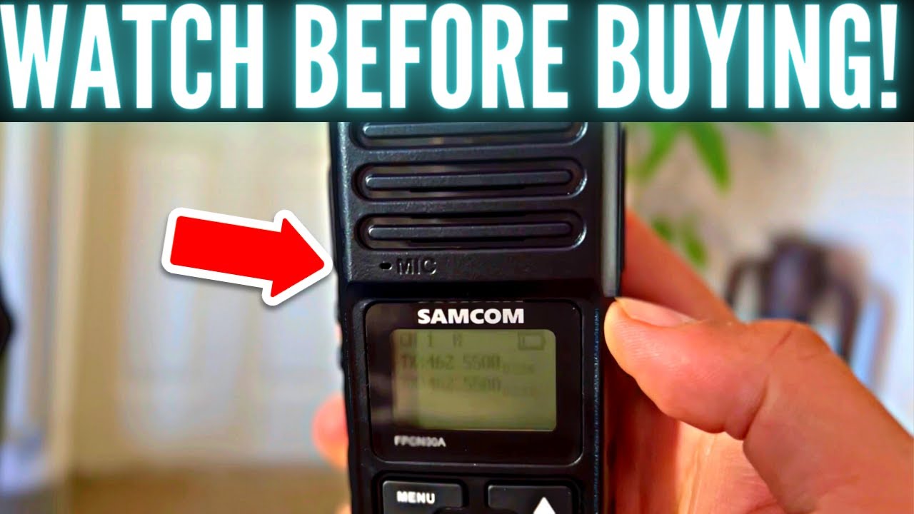 SAMCOM Two Way Radios Walkie Talkies Long Range (First Impressions ...