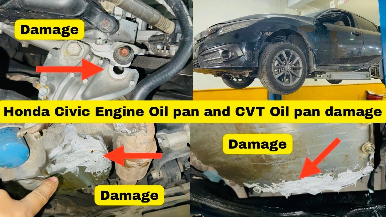 Honda Civic 2021 Oil Pan Damage:Diagnosis and Repair Guide - YouTube