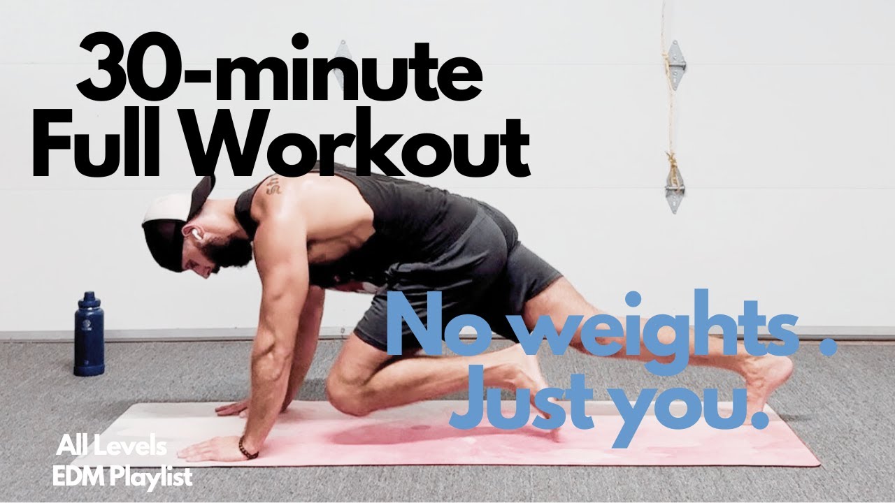 30 MINUTE AT HOME WORKOUT W/ COACH RAZZ - ALL LEVELS - FULL BODY - NO ...