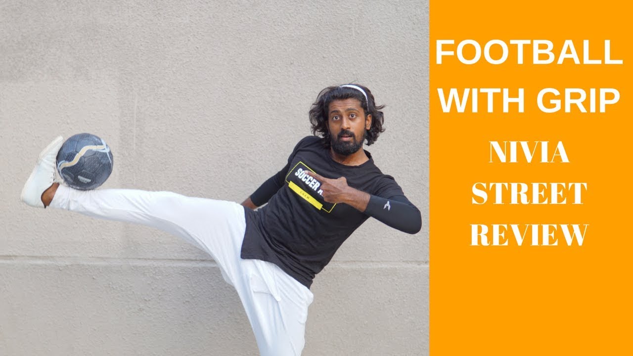 FOOTBALL WITH GRIP | NIVIA STREET FOOTBALL UNBOXING AND REVIEW | - YouTube