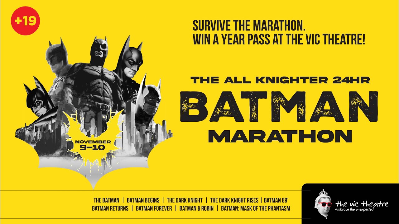 Batman Marathon at the Vic Theatre - YouTube
