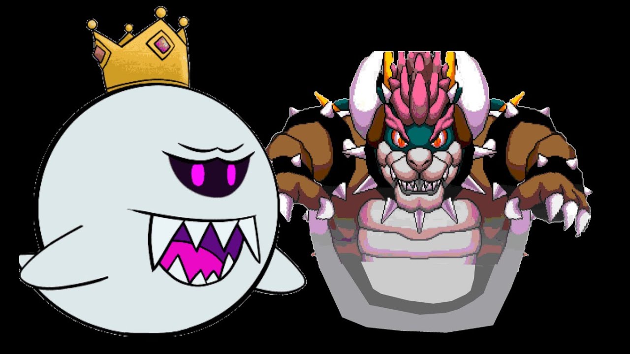 MUGEN KING BOO & GIGA KING BOWSER VILLAINS BOSS - YouTube