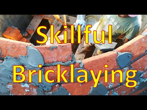 skilled brickwork transforms ordinary soil bricks into a functional ...