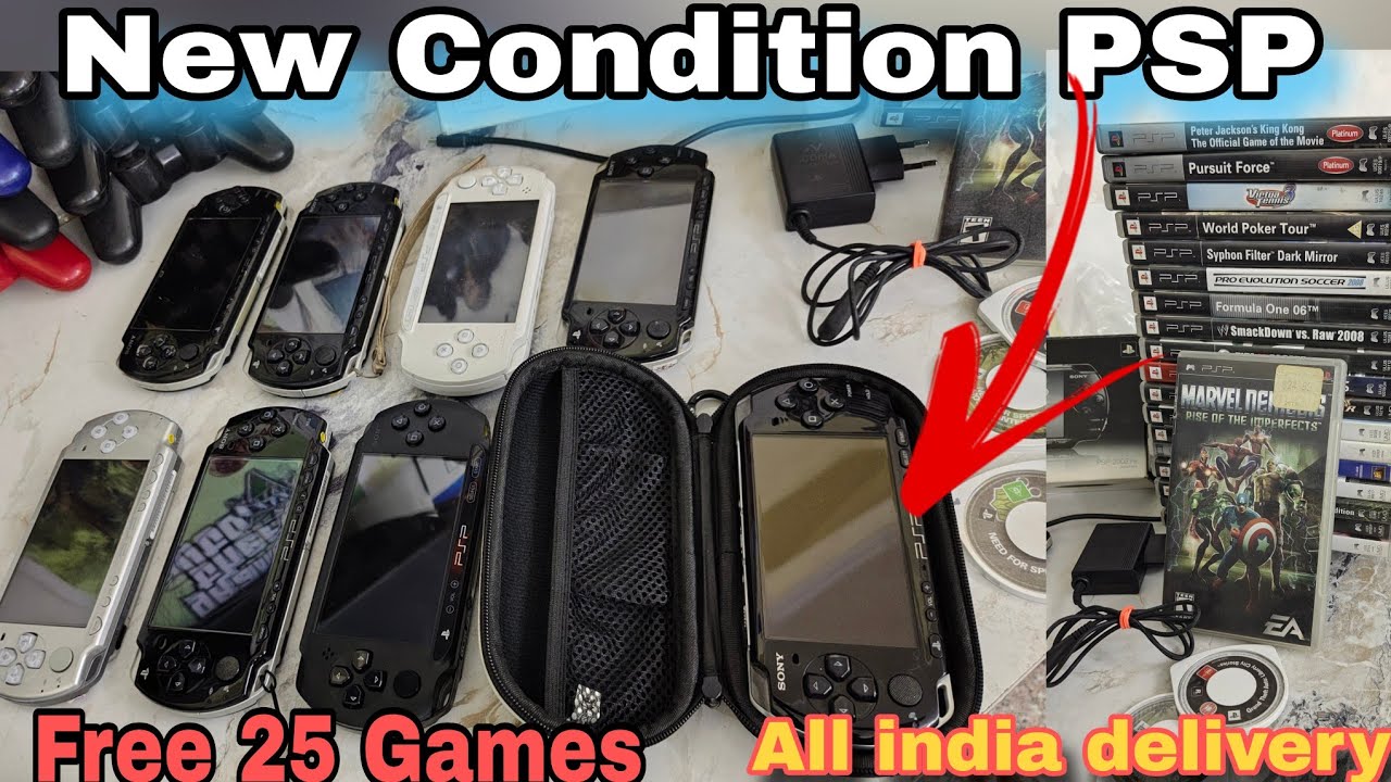 New PSP Price in Delhi | Second hand PSP | PSP in 2024 Cheapest Price ...