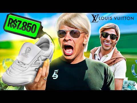 PAGUEI 8 MIL REAIS NA CHUTEIRA LOUIS VUITTON!! É BOA!?! 😱💰 (ft. jorginho)