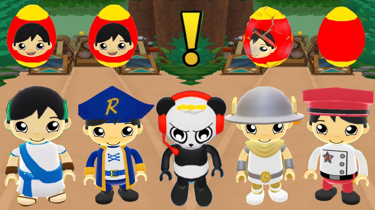 TAG WITH RYAN DOUBLE EGG SURPRISE COMMANDO VS ROME VS RARE MERCU VS ...