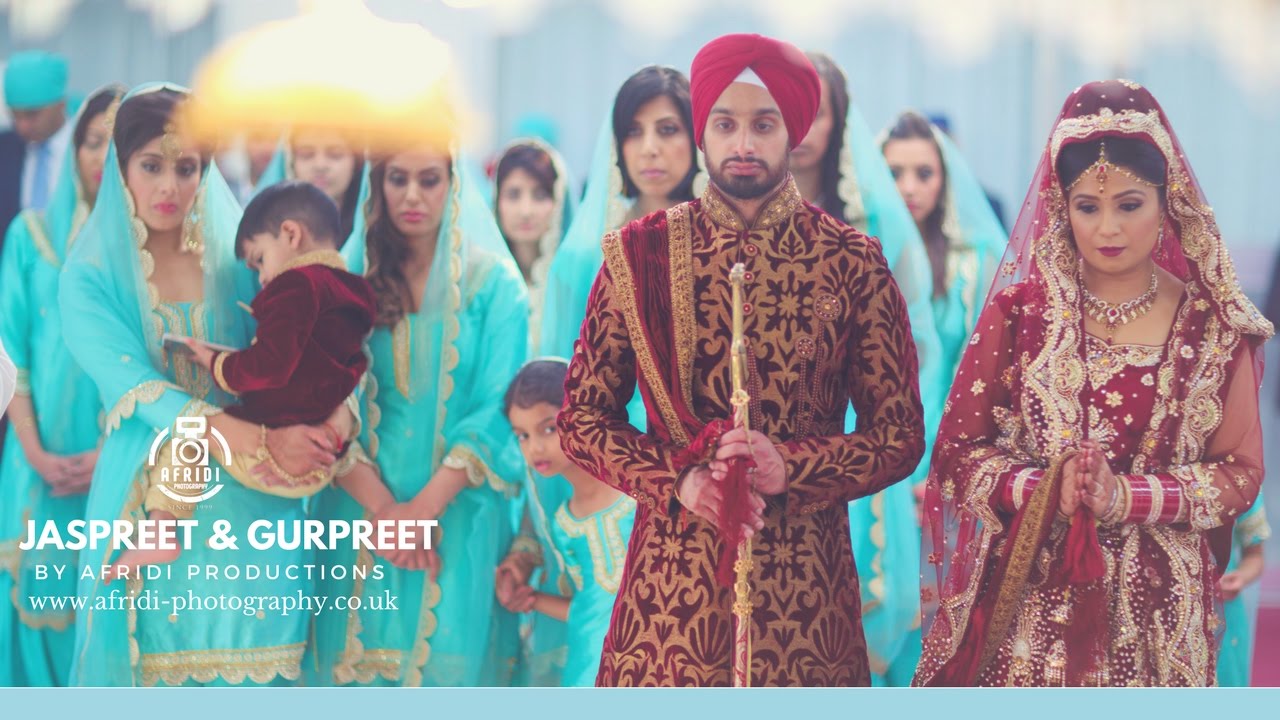 Best Punjabi Sikh Wedding UK- Jaspreet & Gurpreet - YouTube