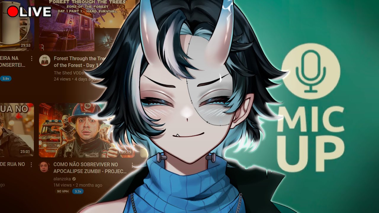 CONVERSANDO COM O CHAT NO MIC UP + REACTS (ANTES DA BGS) - YouTube