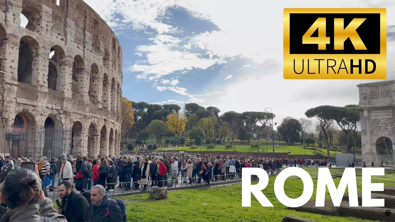 Walking Tour - Rome 🇮🇹【4K】Experience Italy - YouTube