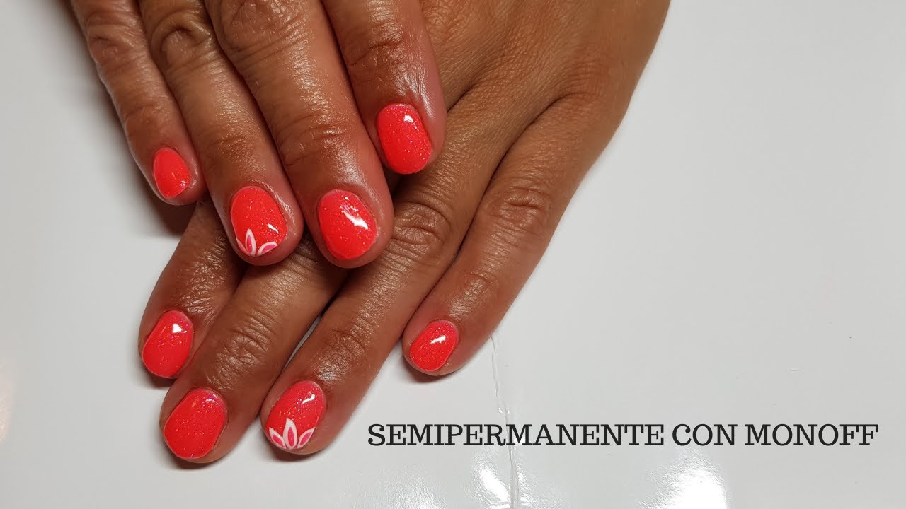 SEMIPERMANENTE CON MONOFF DI PASSIONE UNGHIE 💅🏻 - YouTube