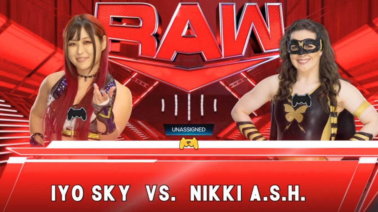 WWE 2K23 Iyo Sky vs Nikki A.S.H. Raw Next Gen P55 Gameplay 1080P 60FPS ...
