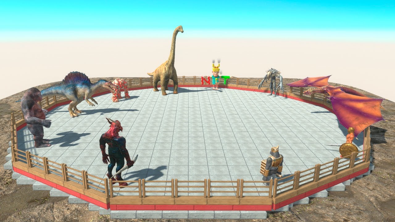 Random Battle Royale - Animal Revolt Battle Simulator - YouTube