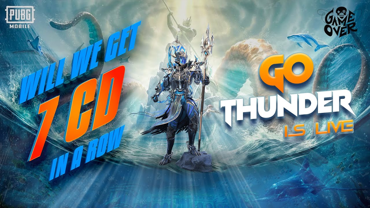 GO THUNDER IS LIVE PLAYING BGMI FROM SINGAPORE | PLAYING FOR 7 CD | WITH FACECAM | தமிழ் ...