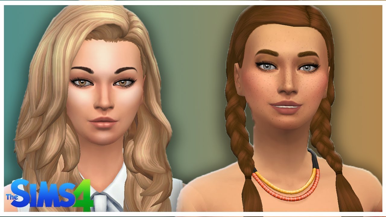 SÜRPRİZ ! (Create A Sim) Harris Kızları Oynayalım#1 The Sims 4 Türkçe ...