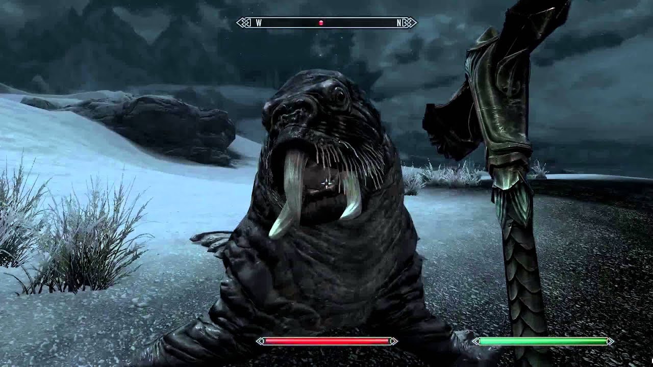 What is a Horker - Skyrim - YouTube