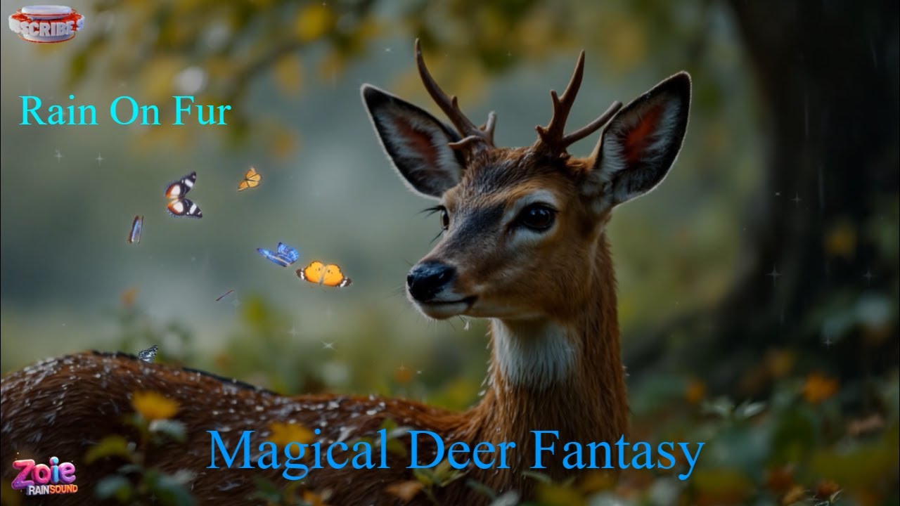 Magical Deer Fantasy - Ambient Sounds for Deep Meditation, Rain Sounds ...