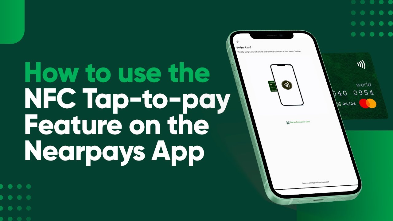 How to receive payment using the NFC Tap-to-pay Feature on Nearpays ...