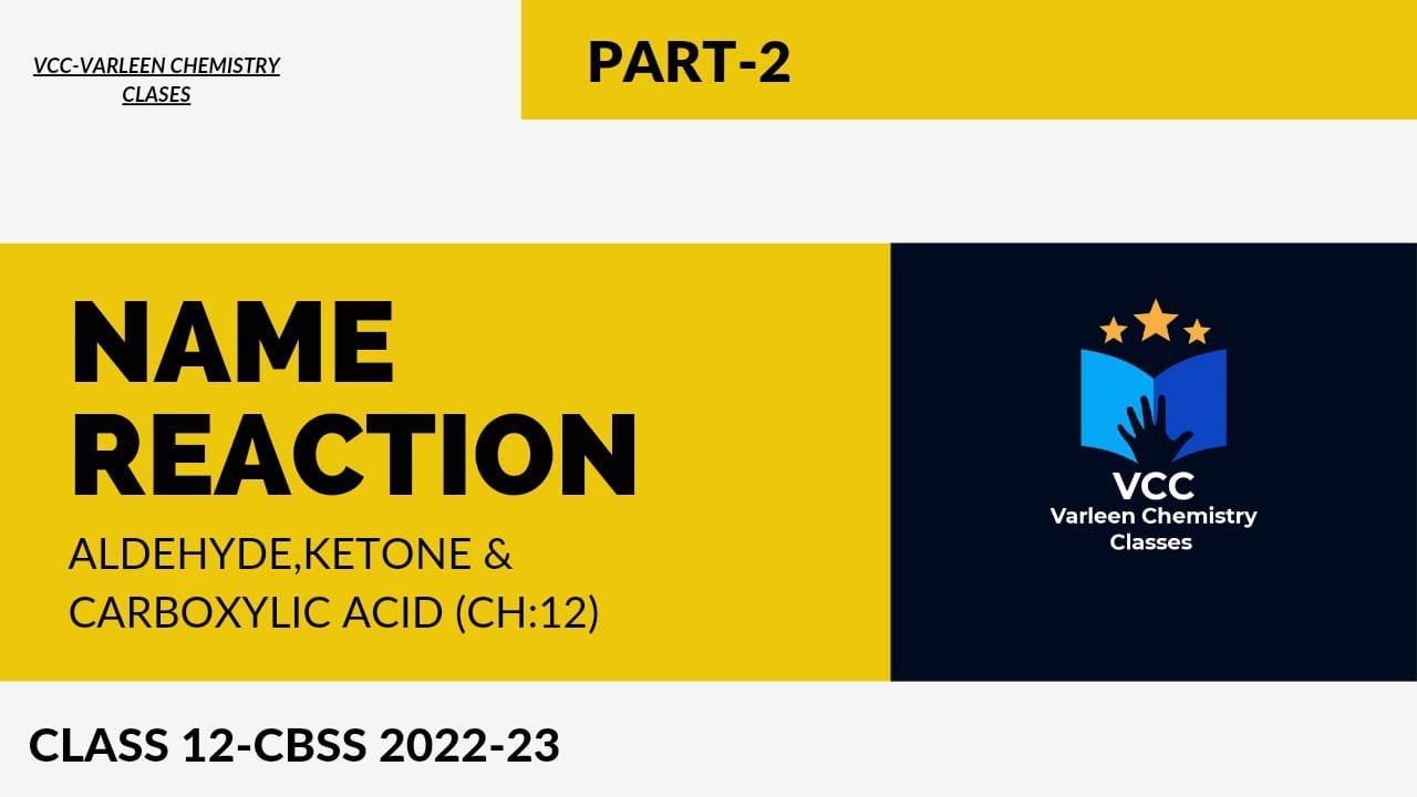 |ALDOL CONDENSATION|Aldehyde ketones Carboxylic acid|Chemistry|Class 12 ...