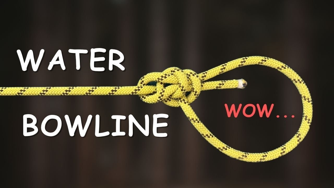 How to Tie a Water Bowline Knot (Perfect for Wet Conditions) - YouTube