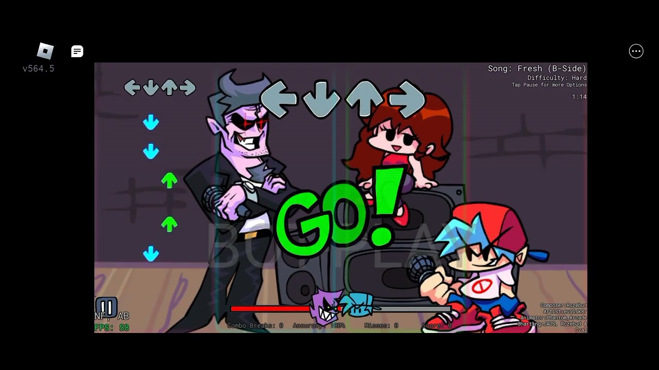 fnf neo fresh and fnf b side fresh bot-play - YouTube