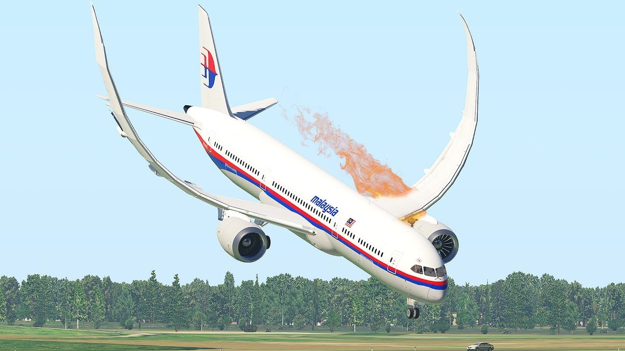 Boeing 787 Fired Engine Emergency Landing | X-Plane 11 - YouTube