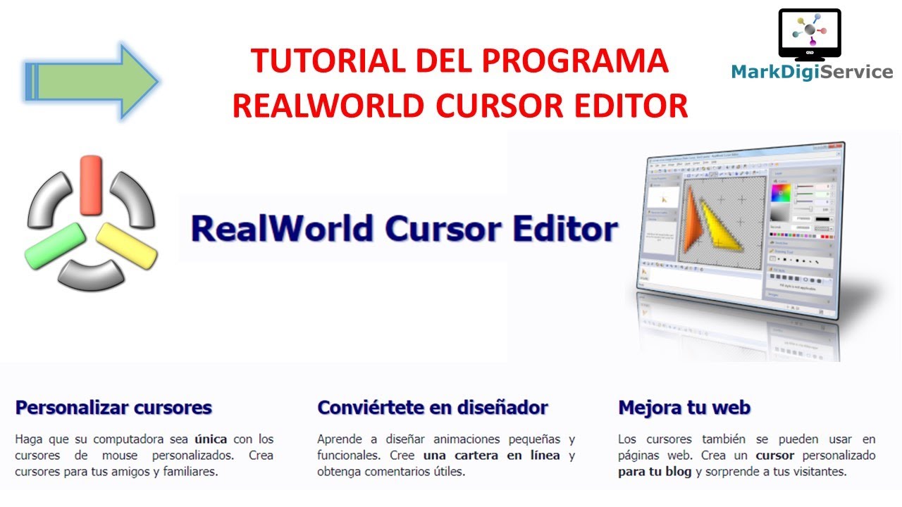 RealWorld Cursor Editor | Tutorial para personalizar cursores del mouse dirigidos a zurdos - YouTube