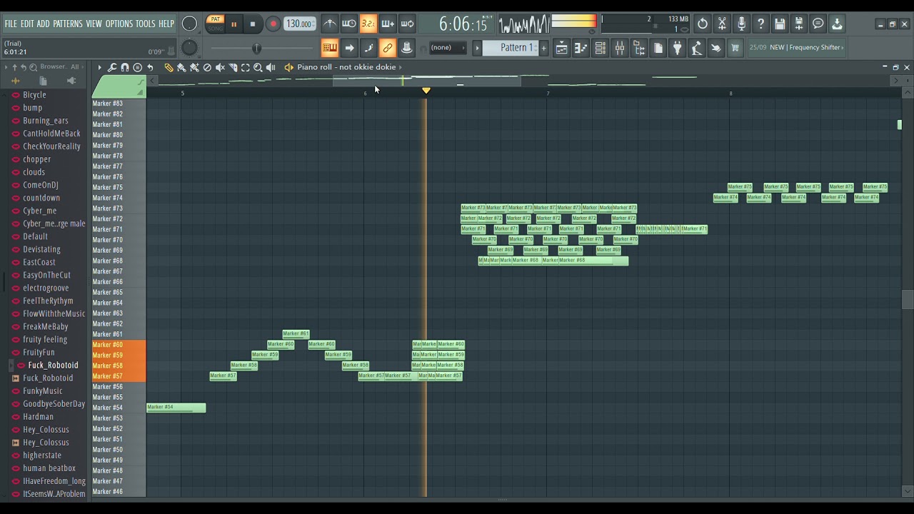 my voice in the funni fl studio carrot program - YouTube