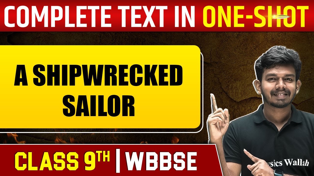 A Shipwrecked Sailor | Complete Text, Word Meanings & Exercise In One ...