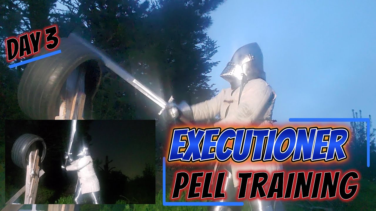 Buhurt Pell Training Day 3! - YouTube