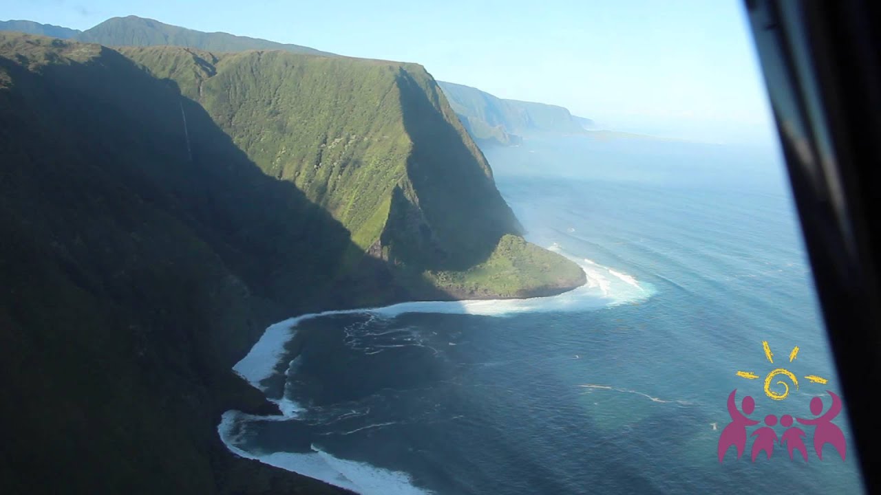 The Molokai Sea Cliffs by Helicopter - YouTube