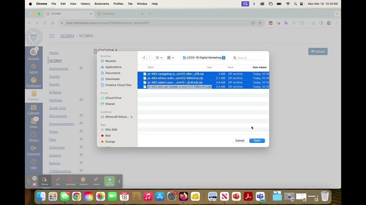 Using SCORM in Canvas - YouTube